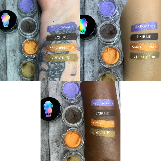 Funeral Proof Gel Eyeliner/Brow Pomade - Glass Circle Jar – HoloGrave